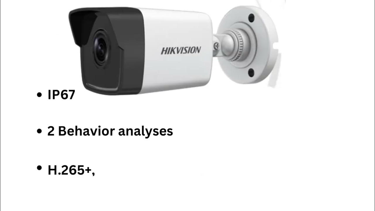 IP BULLET CAMERA 2MP DS 2CD3021G0 I - YouTube