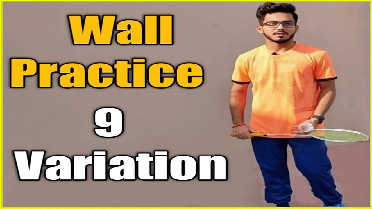 9 Types of Wall Practice | Home Workout | Badminton | - YouTube