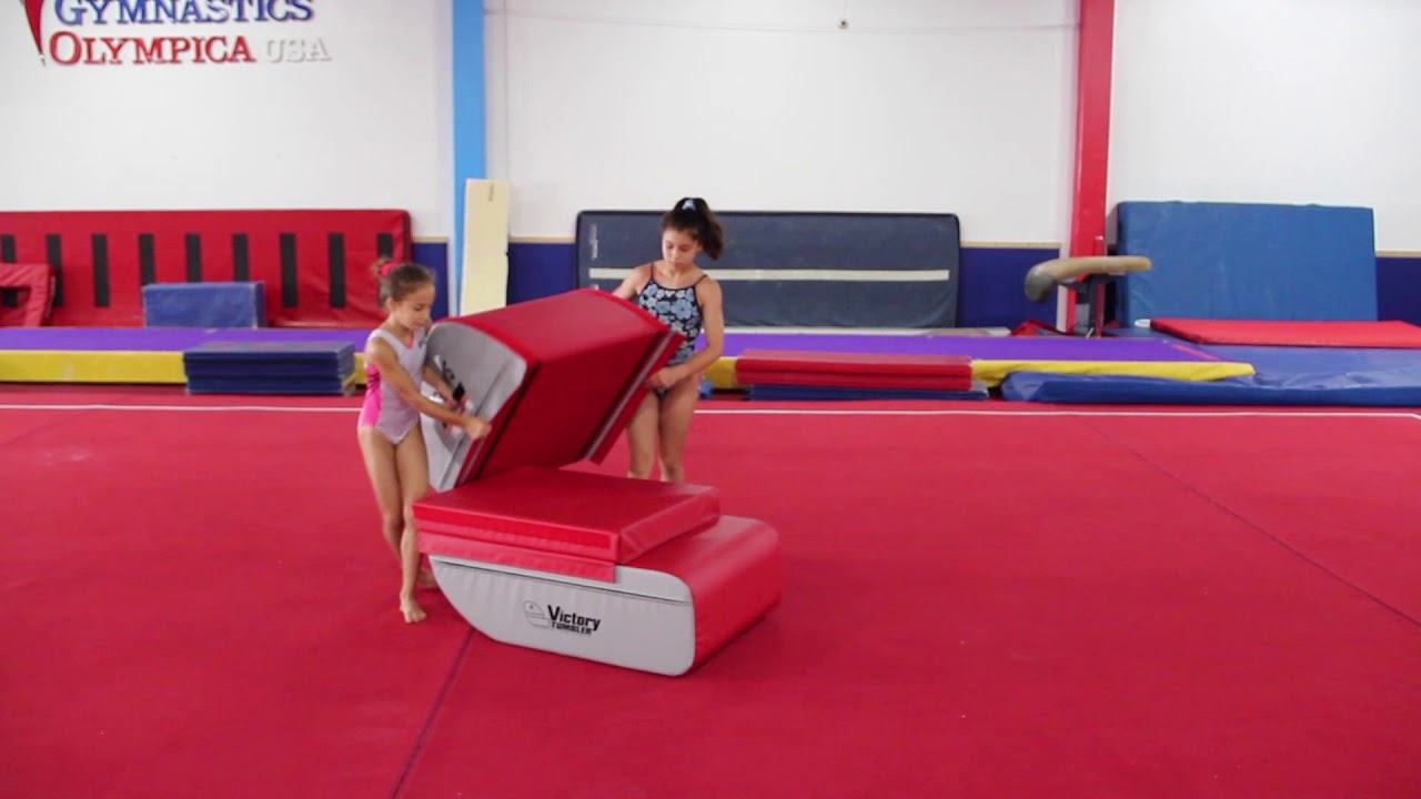 Norbert's Victory Tumbler Handspring Trainer - YouTube