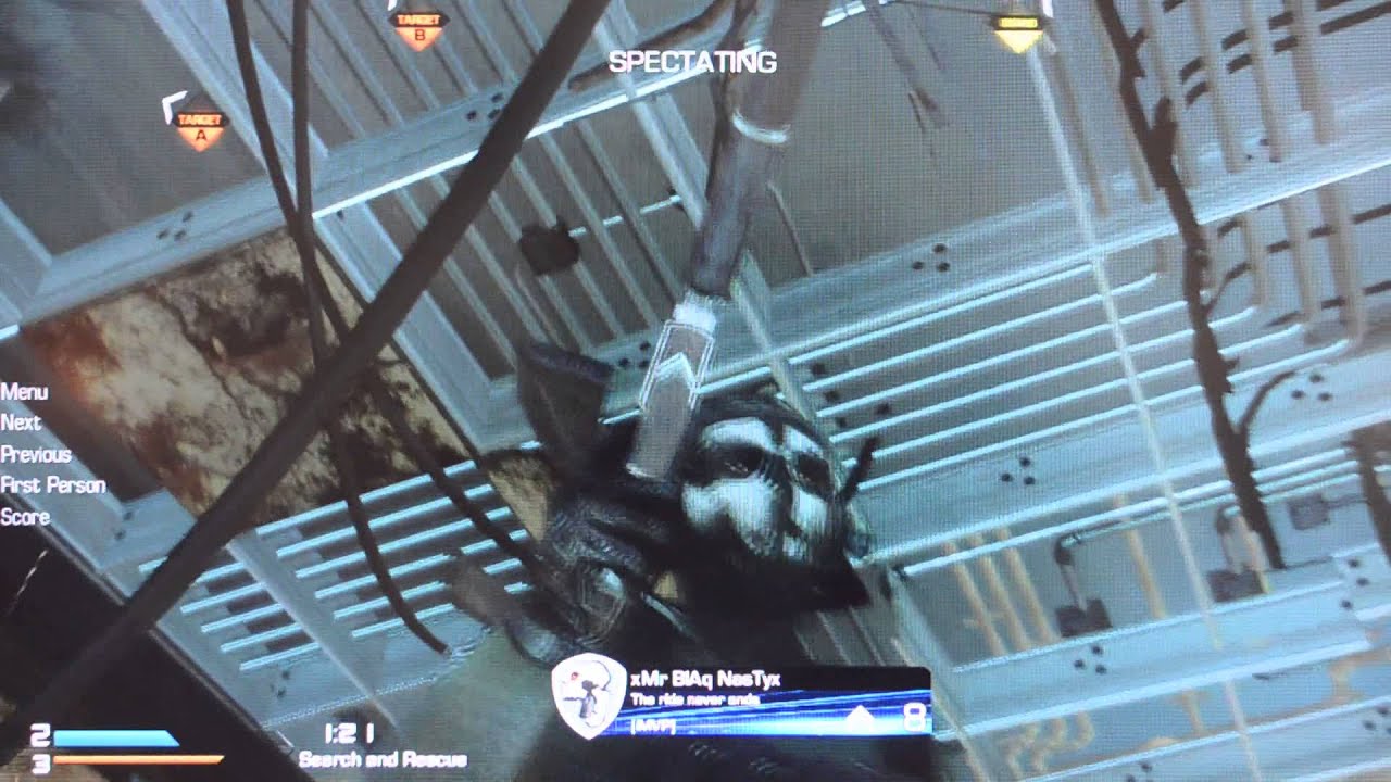 Call of Duty Ghosts 3rd Person Spectator Mode - YouTube