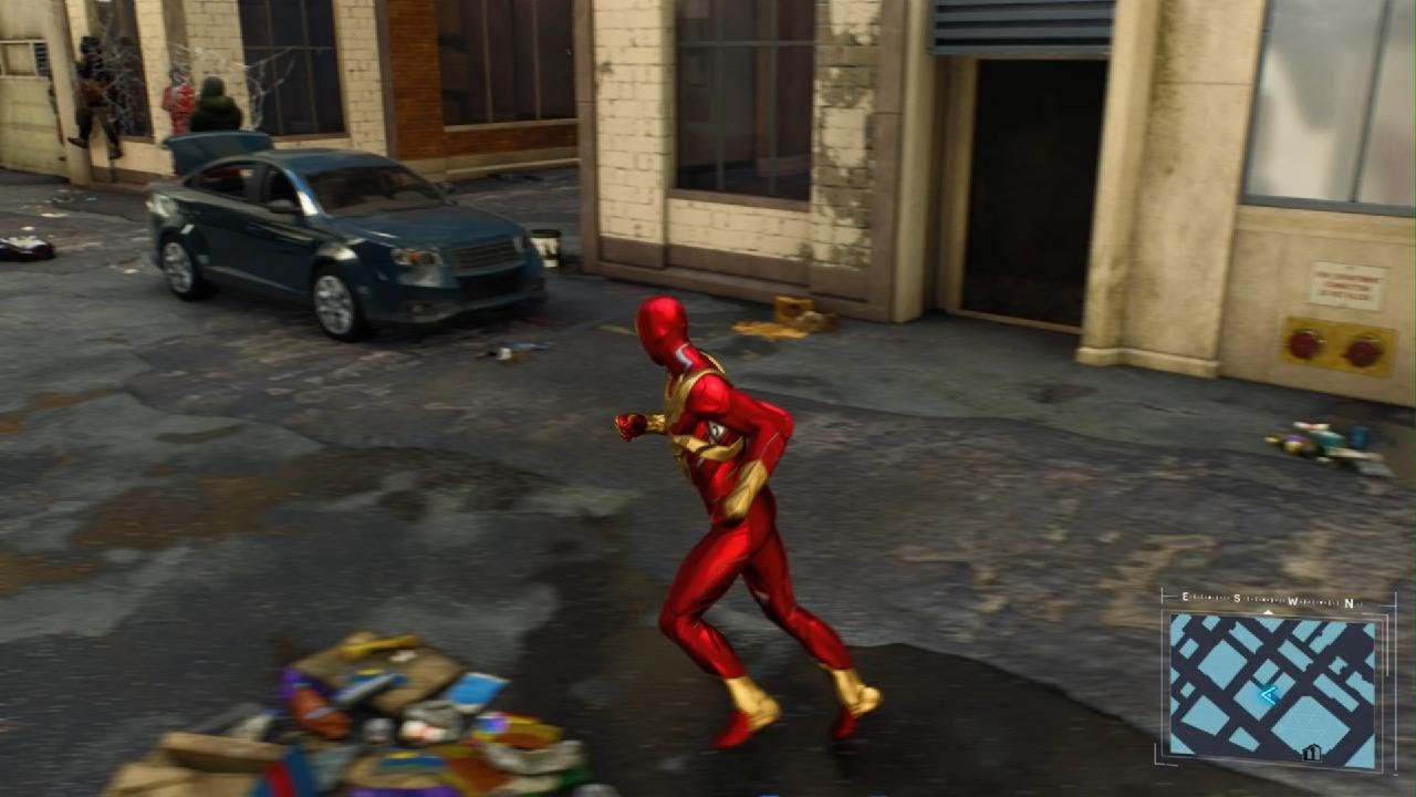 Marvel's Spider-Man Remastered spinning enemy - YouTube