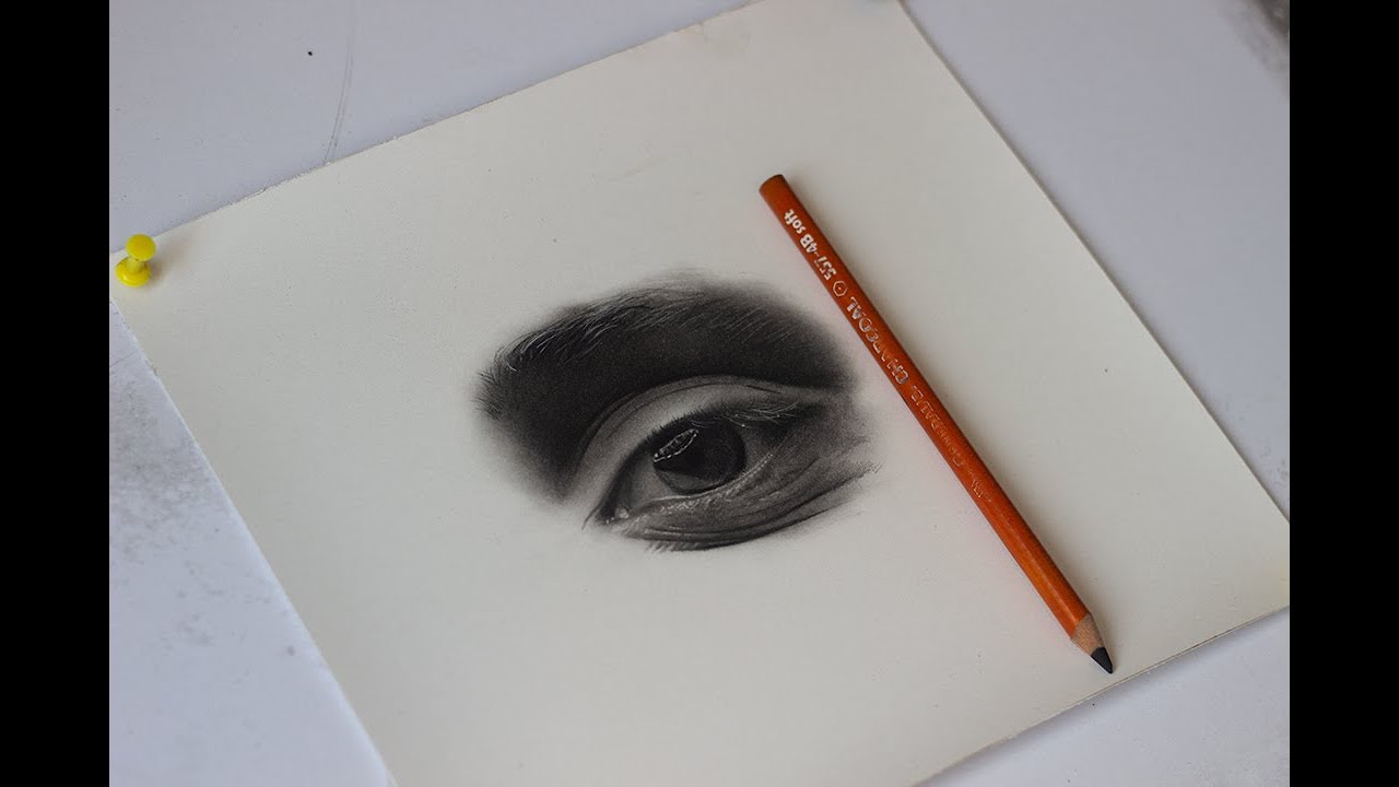 DRAWING SHADOWS AROUND AN EYE | REALISTIC SHADING - YouTube