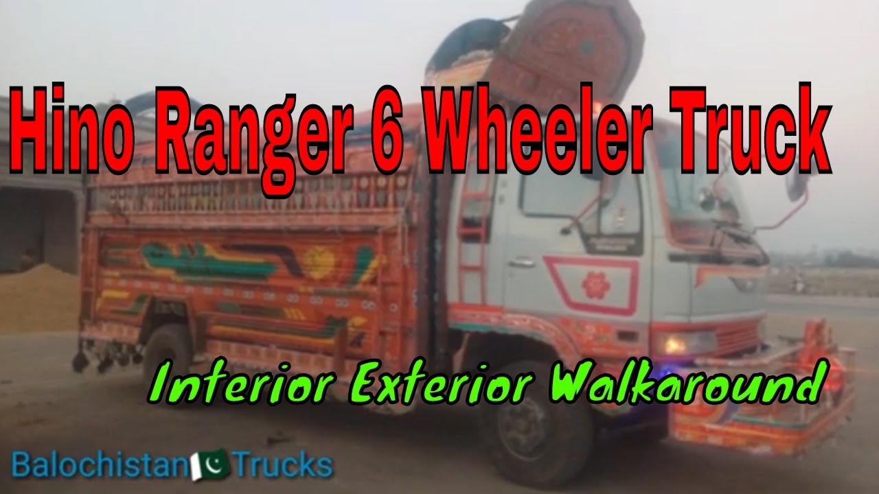 Beautiful Trucks of Pakistan|Beautiful Hino Ranger 6 Wheeler|Interior ...