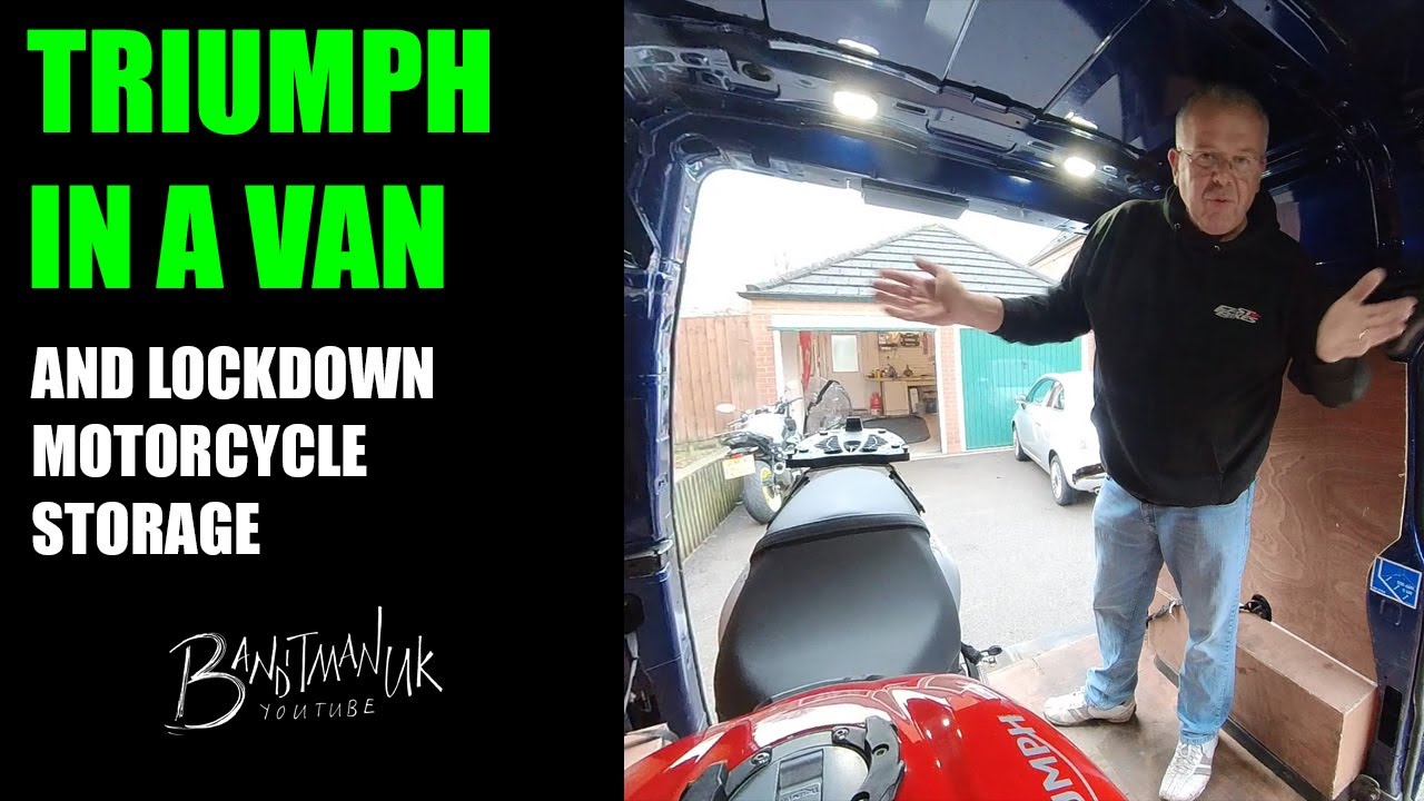 Lockdown motorcycle storage and how I safely transport my bikes in a ...