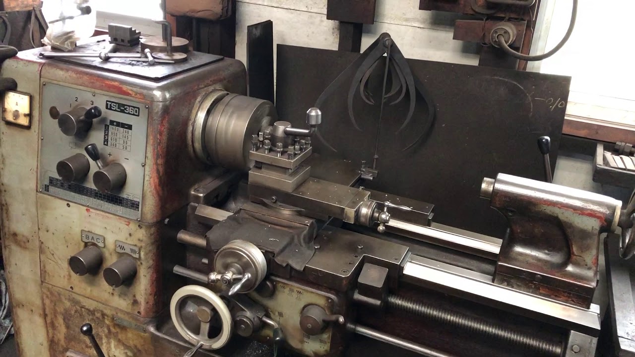 Tuda Lathe TSL-360 - YouTube