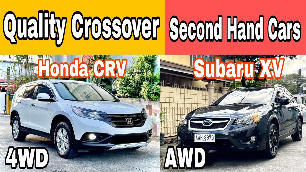 Quality Crossover Second Hand Cars | Honda CR-V 4WD,Subaru XV AWD - YouTube
