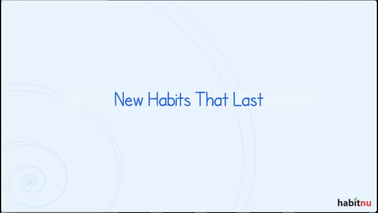 HabitNu Lifestyle Change Program - YouTube