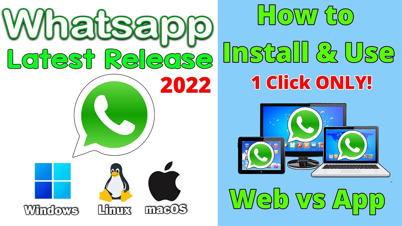 How to Install Whatsapp on Windows 11, 10, 8 & 7 PC or Laptop - Latest ...