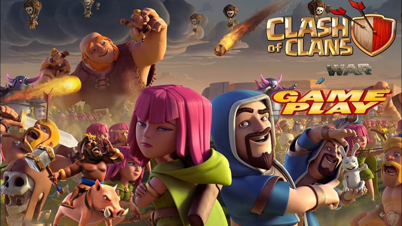 coc war gameplay video - YouTube