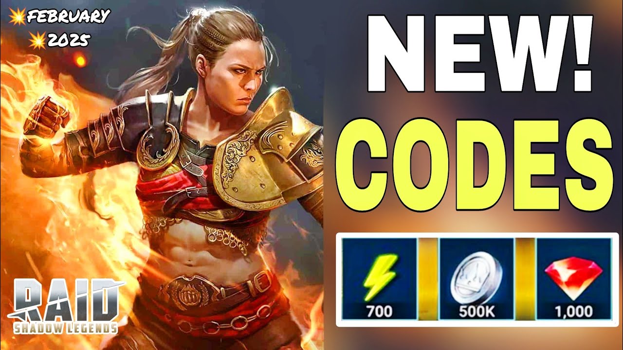 💥NEW CODES💥 RAID SHADOW LEGENDS PROMO CODES 2025 - RAID PROMO CODES ...