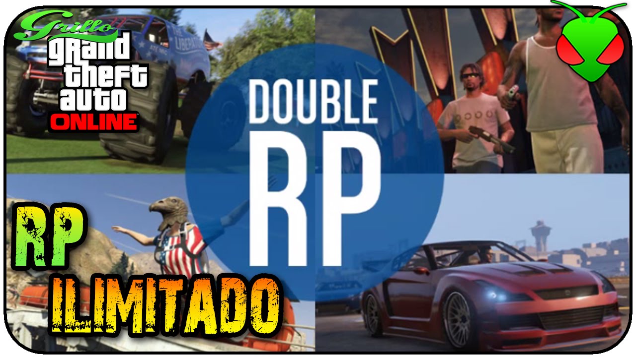 "GTA 5 Online" - Double RP!! 500,000+ & GTA V ILIMITADO RP"Level Up ...