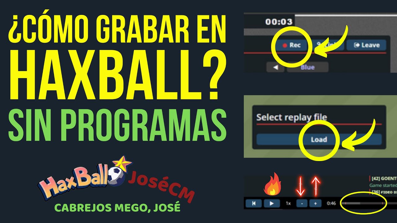 ¿Cómo grabar en Haxball? (sin programas) - YouTube