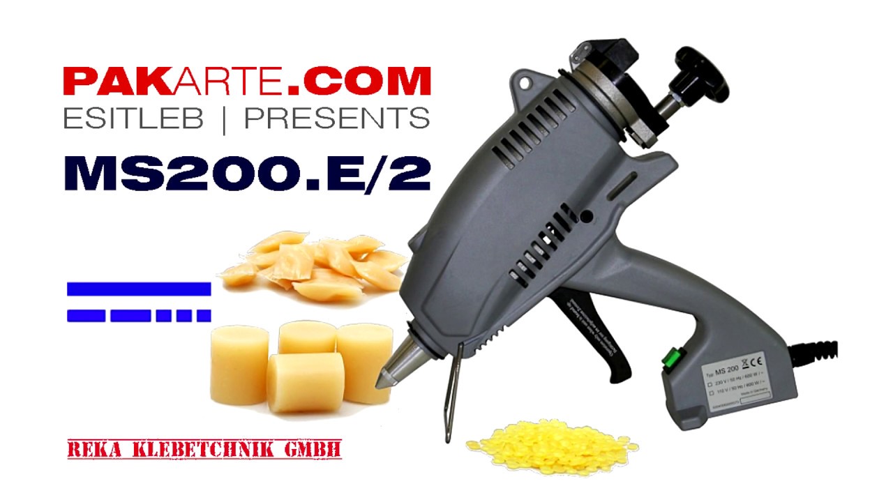 vana PAKARTE.COM: REKA MS-200 E | 2 & HOTMELT GRANULE GP-100 - YouTube
