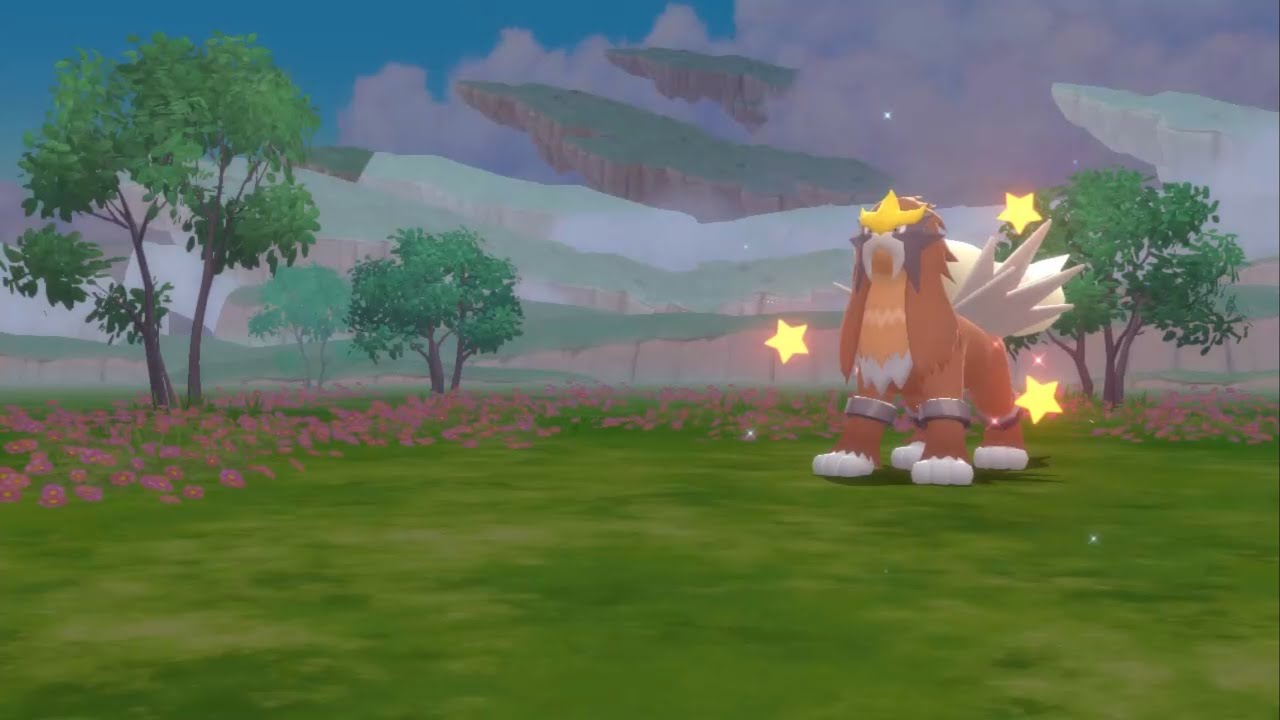 Pokémon Brilliant Diamond | Shiny Entei - YouTube