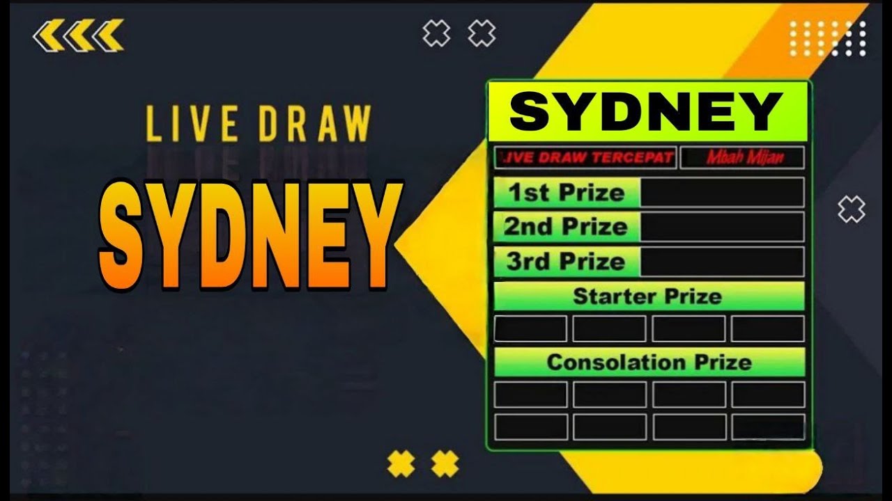 LIVE DRAW SYDNEY | LIVE DRAW SYDNEY HARI INI 10 DECEMBER 2024 | SYDNEY ...