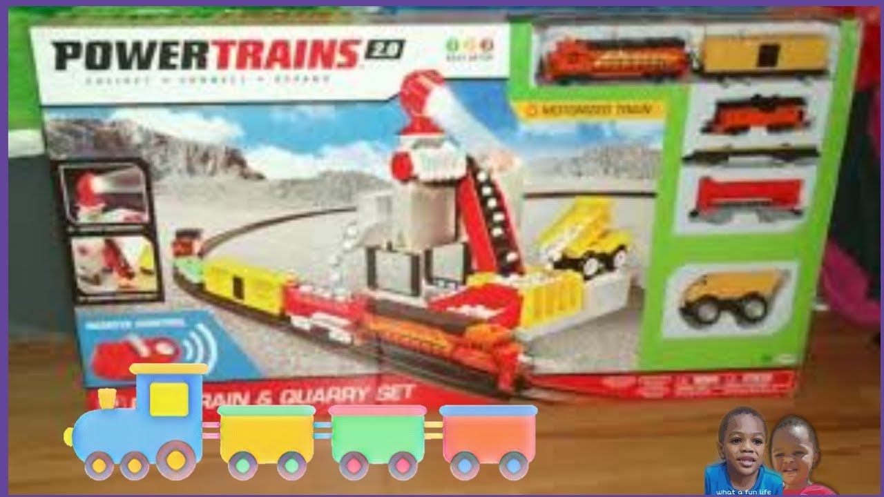 Power Trains Ready to Play Remote Control Motorized Train and Quarry ...