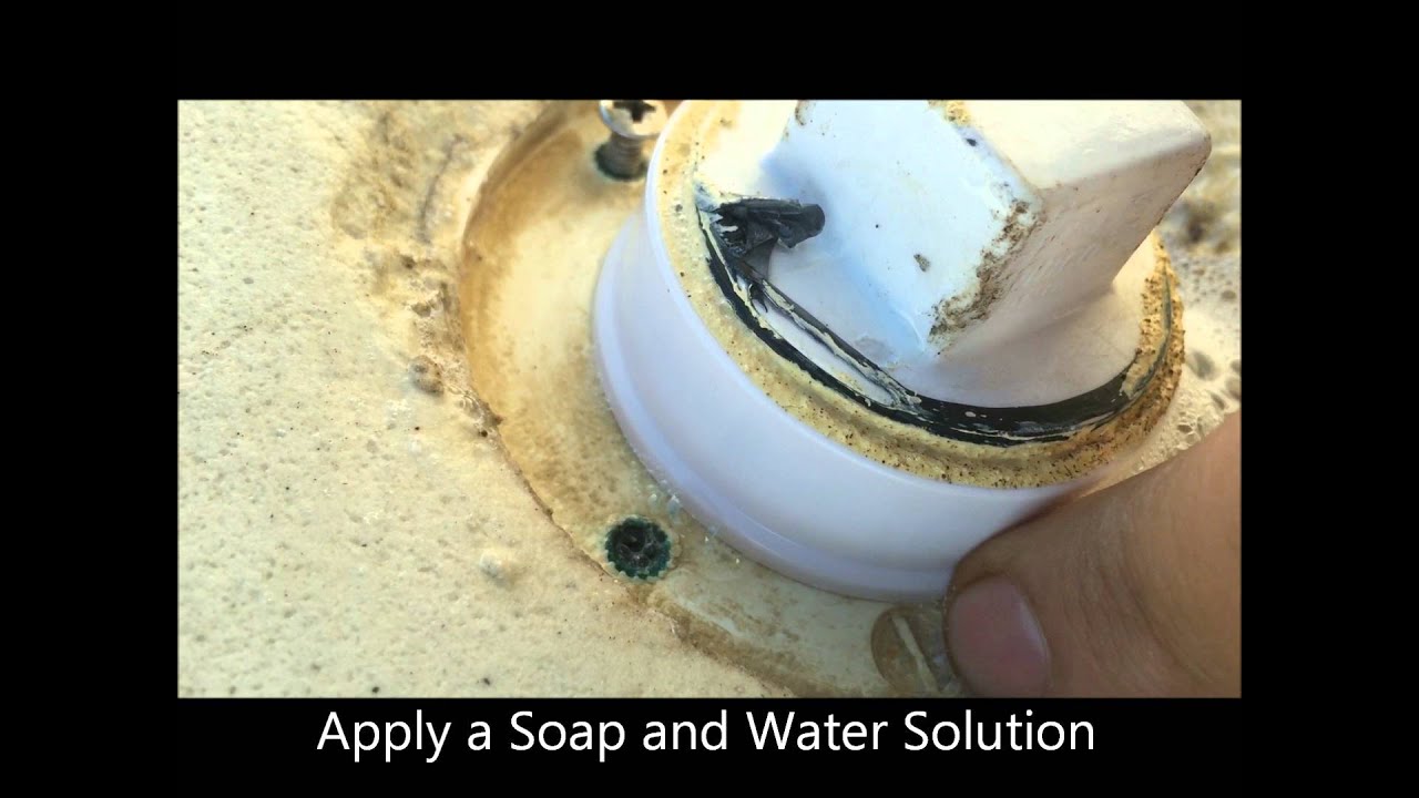 Leak Test How to use Bubble Solution - YouTube