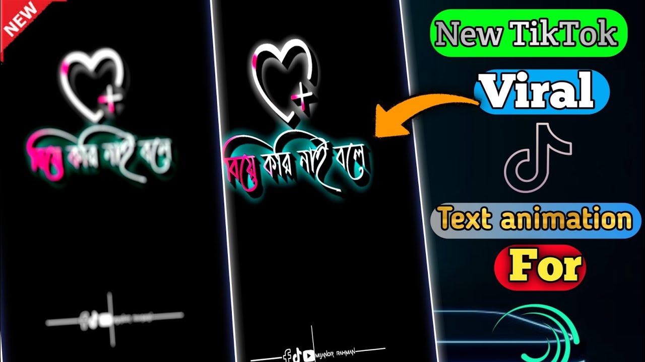 New Tik tok viral text animation & Status Editing on alight motion 🔥 ...