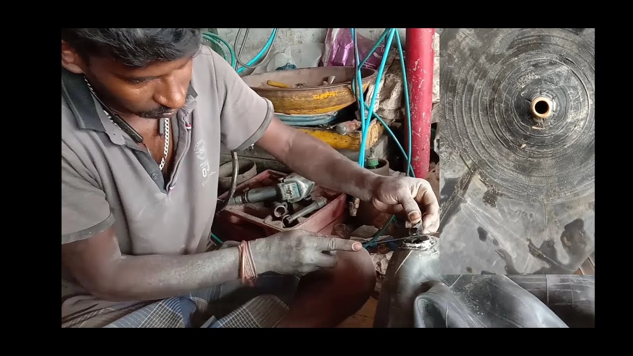 How do inner tube valve repairing | JCB inner tube valve registration ...