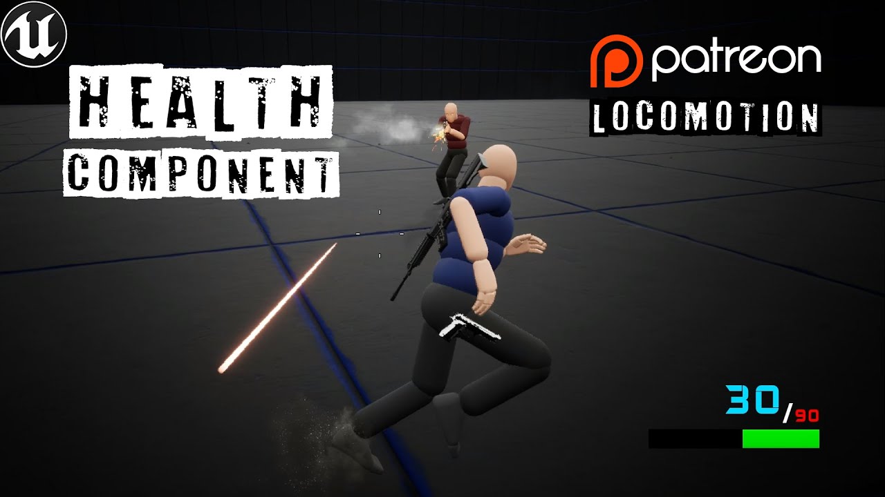 Health Component with ALS | #30 | Advanced Locomotion System V4 with ...