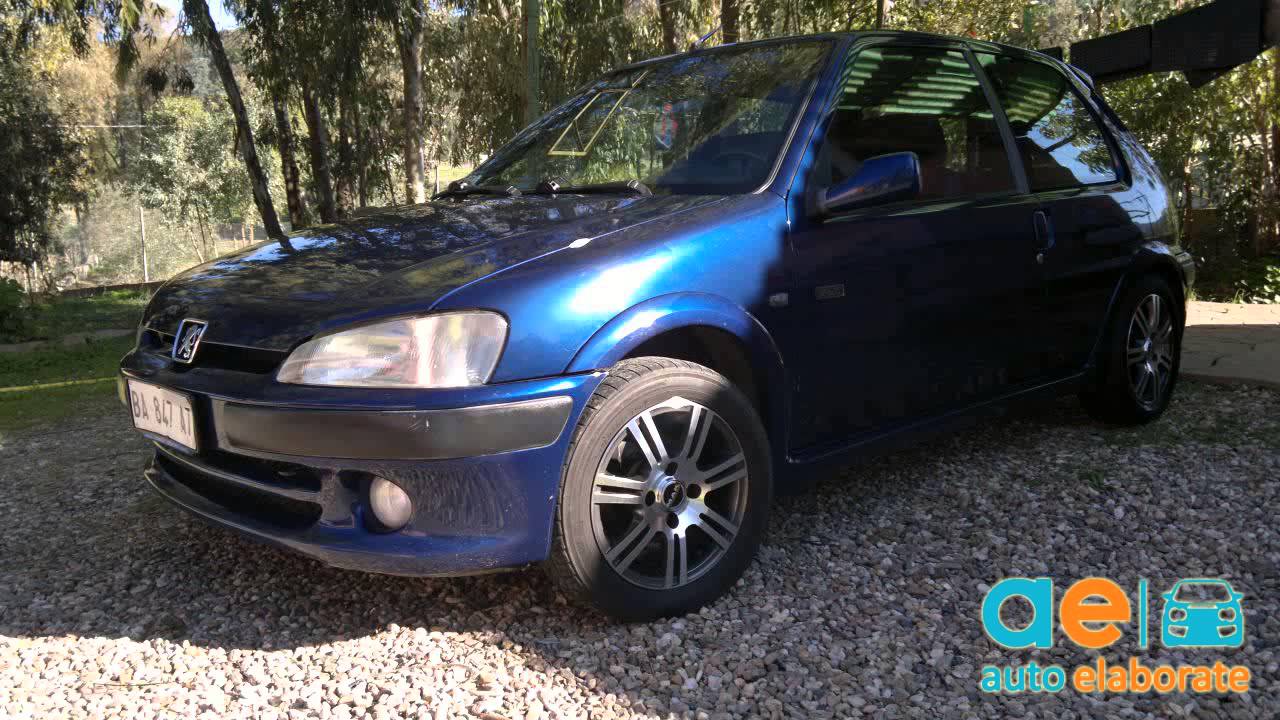 106 1.4 sport Tuning - YouTube