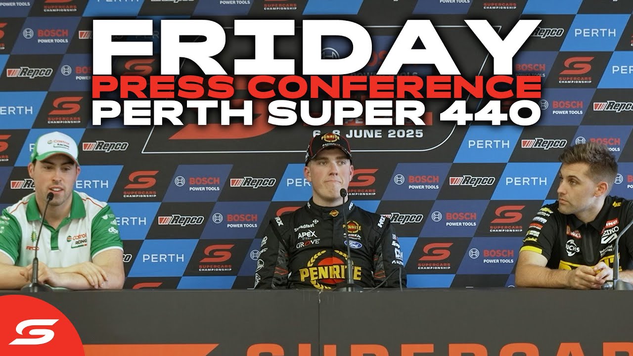 Friday Press Conference - Bosch Power Tools Perth Super 440 | Repco ...