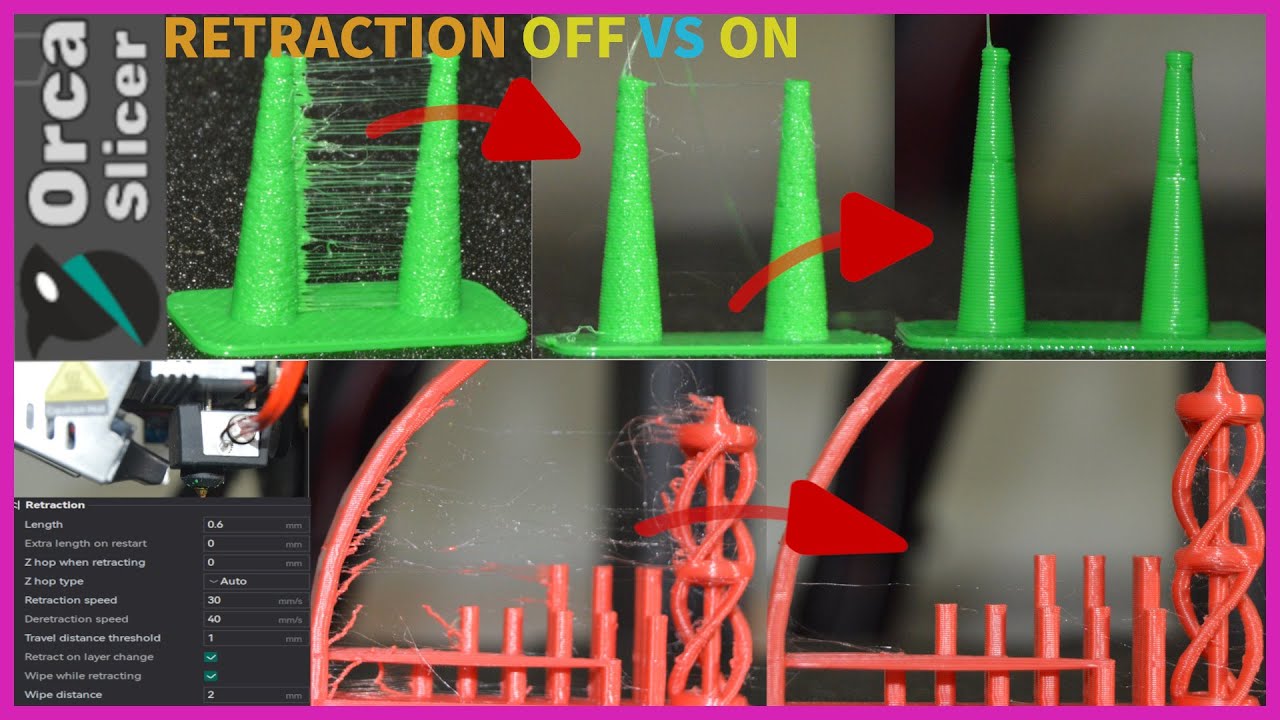 OrcaSlicer Retraction Tuning To Avoid Stringing - YouTube