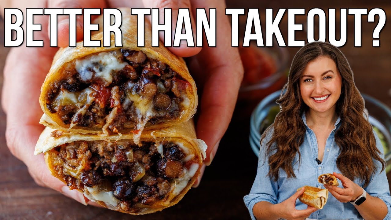 Ultimate Crispy Beef Burritos – Easy Recipe - YouTube