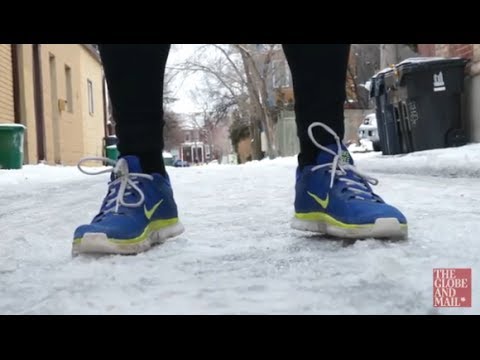 Three tips from an ice runner on how to stay vertical when walking on ...