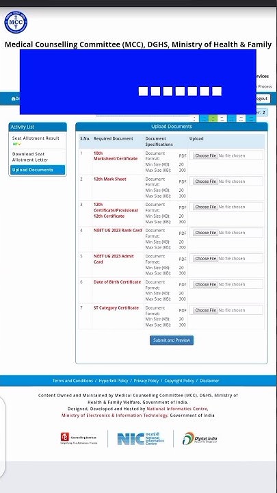 documents upload on MCC portal for neet UG counciling 2023... #mbbs #medical #trending # ...