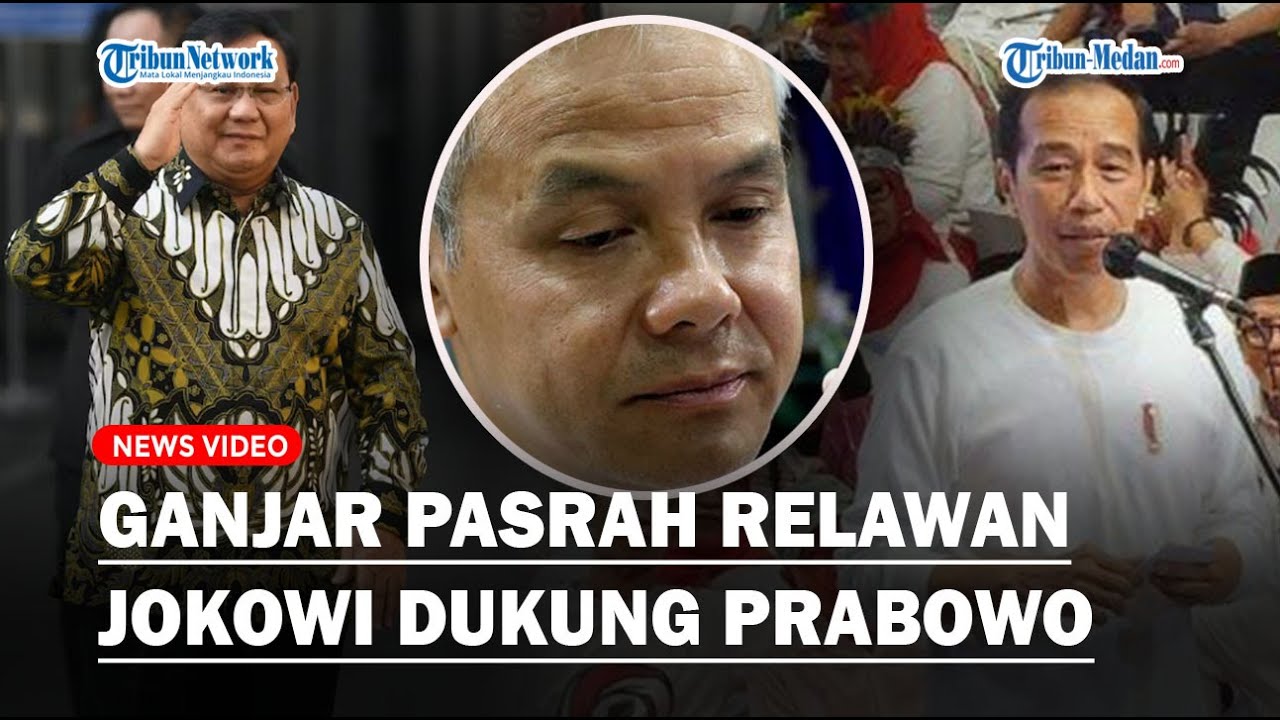 Ganjar Pranowo Pasrah Relawan Gibran dan Jokowi Dukung Prabowo, Ganjar ...