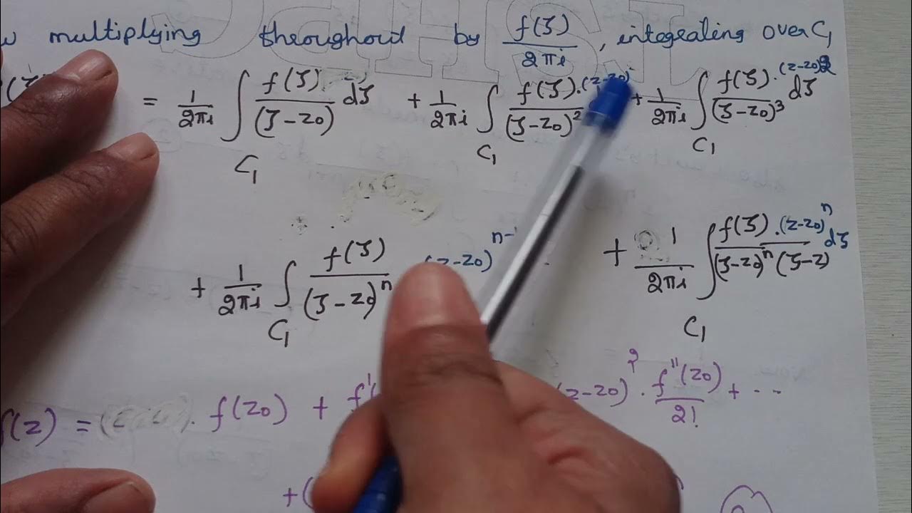 Taylor's theorem - proof # complex analysis - YouTube