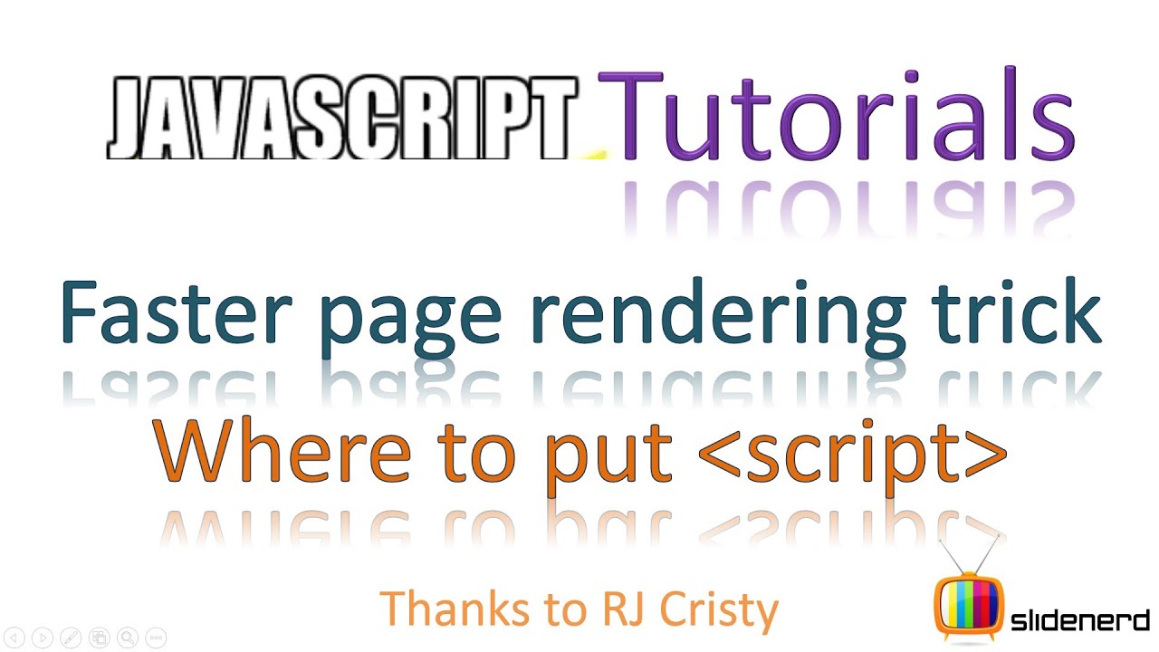 5 Where to put SCRIPT? | - YouTube