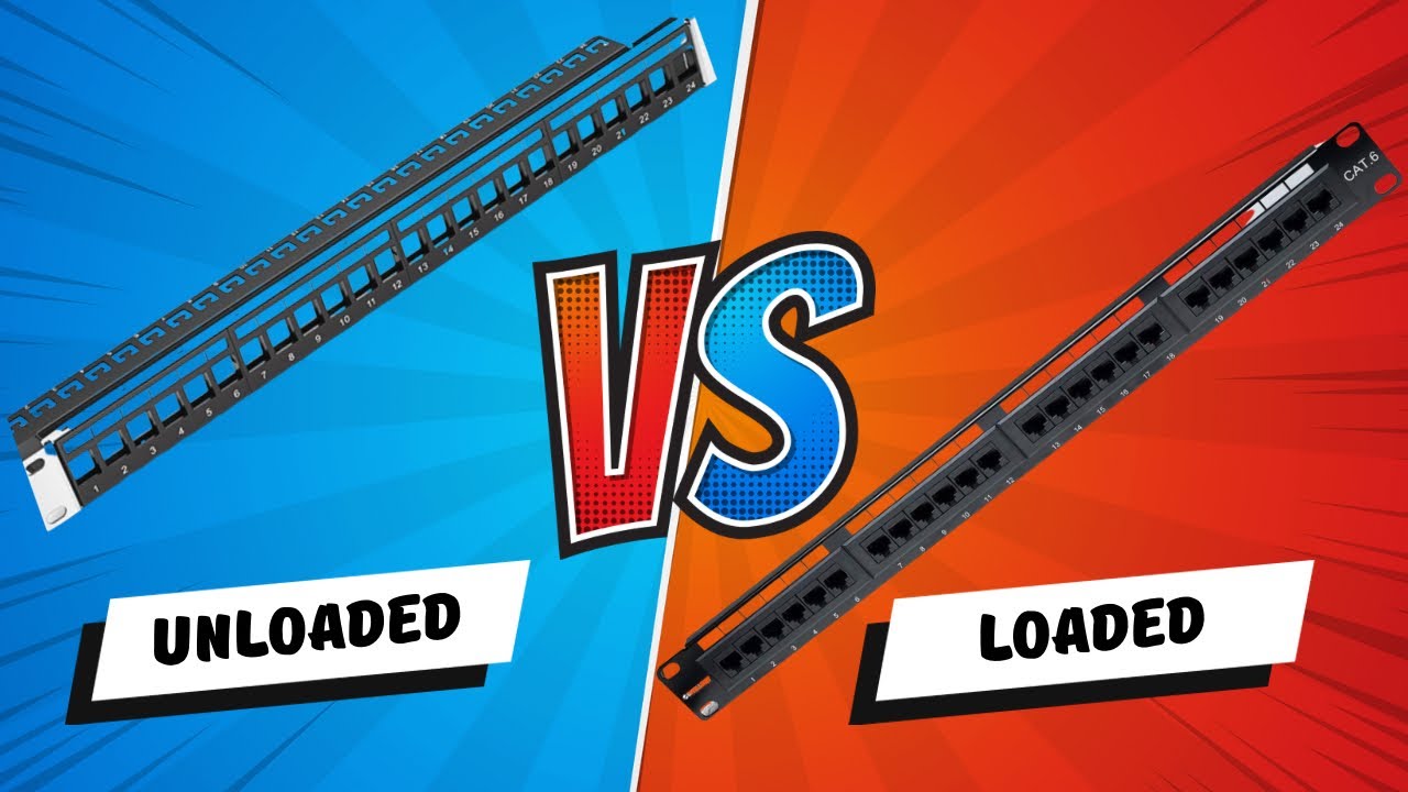 Loaded vs Unloaded Patch Panels: Which Should You Buy? - YouTube