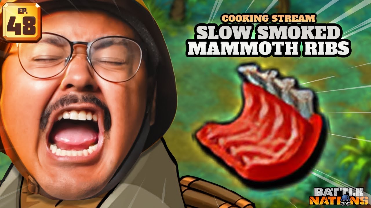 BATTLE NATIONS COOKING SHOW 🍖🍴 SLOW SMOKED MAMMOTH RIBS 🍖🍴 HAPPY 4TH OF ...