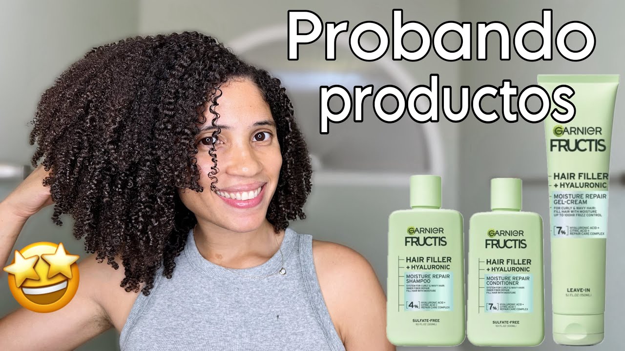 Nueva linea Garnier Fructis Hair Filler para cabello rizado - YouTube