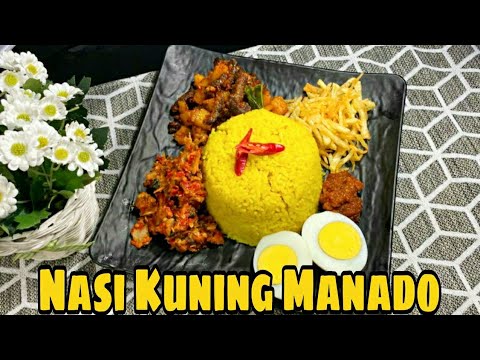 Resep Nasi Kuning Ala Manado, Gurih, Enak Dan Praktis - YouTube