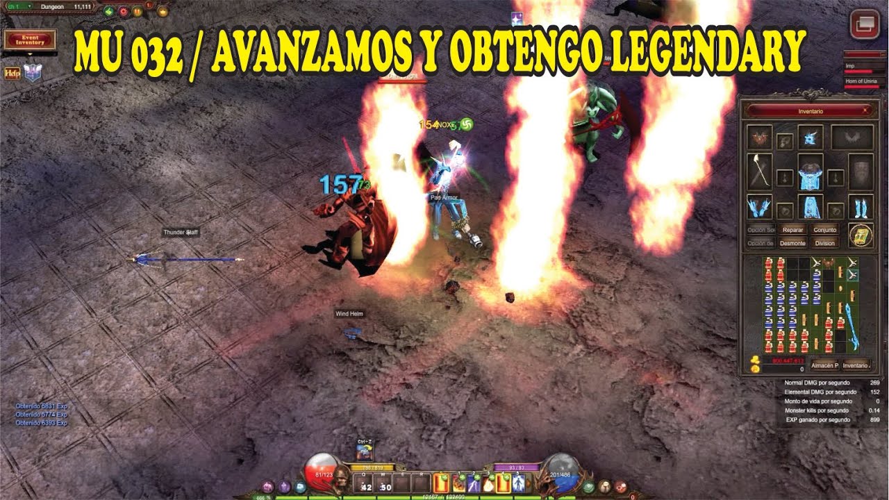 MU ONLINE WEBZEN - 032 AVANZAMOS Y OBTENGO LEGENDARY / GAMEPLAY ESPAÑOL ...