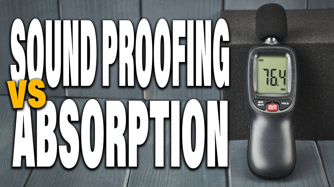 Soundproofing Vs Sound Absorption - The difference explained #shorts ...