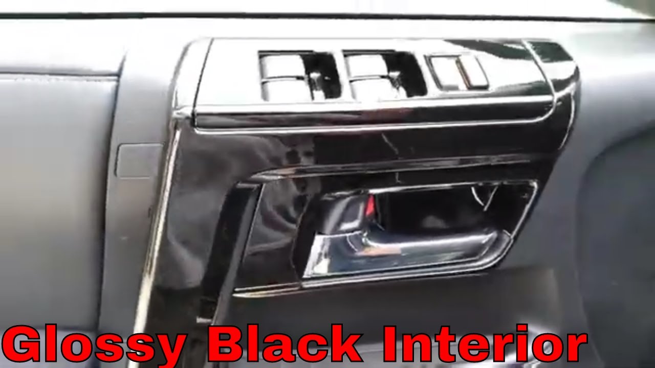 4Runner Complete Interior Gloss Black Trim - YouTube