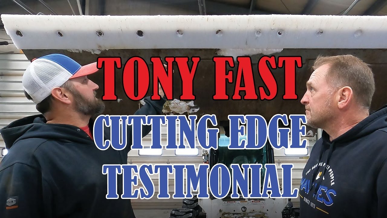 Tony Fast of Fast Ag Montana Reviews UHMW Poly Cutting Edge for Snow ...