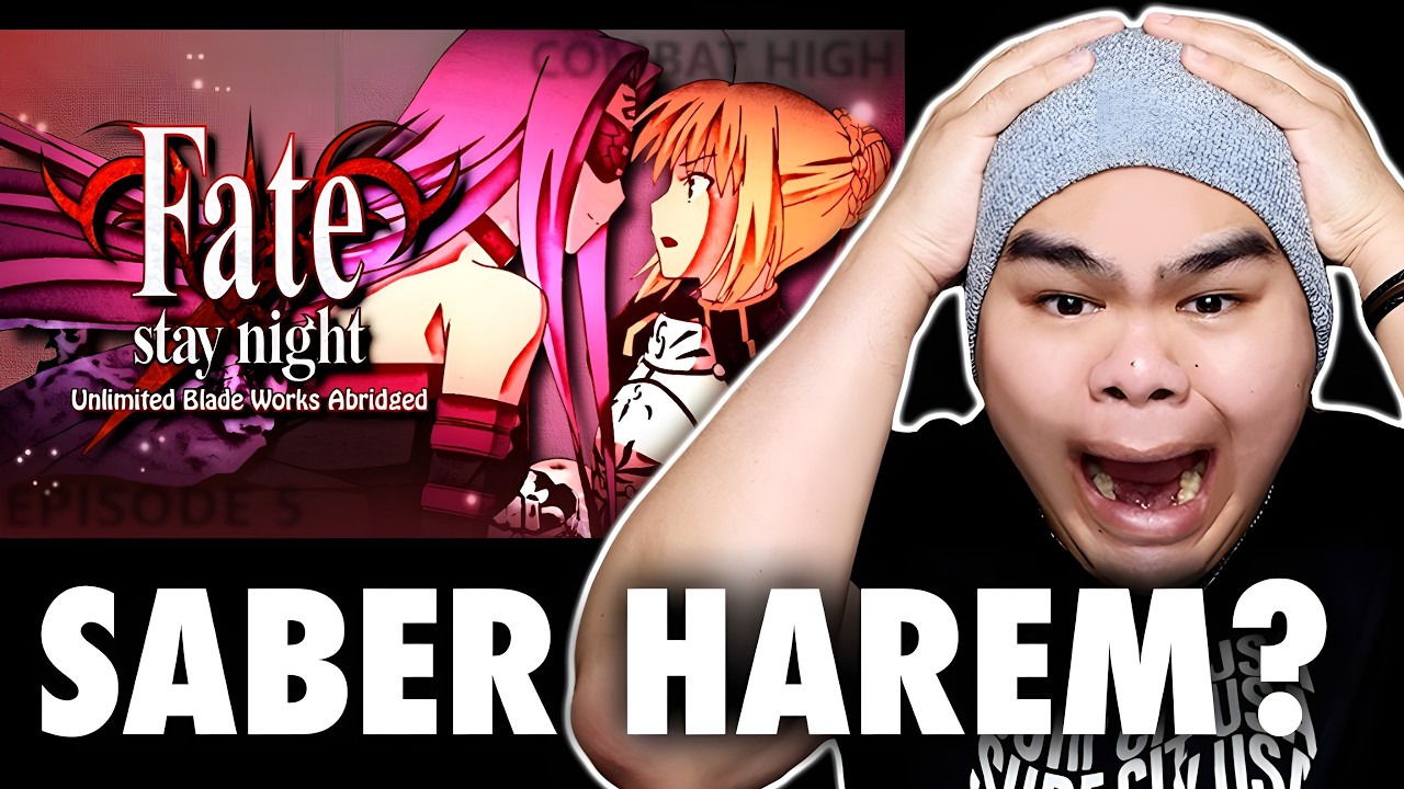 NEW FATE FAN REACTS to Fate/Stay Night UBW Abridged - Ep5: Combat High ...