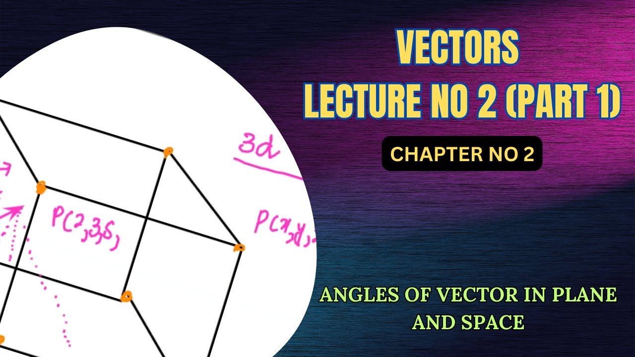VECTORS LECTURE 2 / REPRESENTATION OF VECTORS IN PLANE AND SPACE / 2 ...