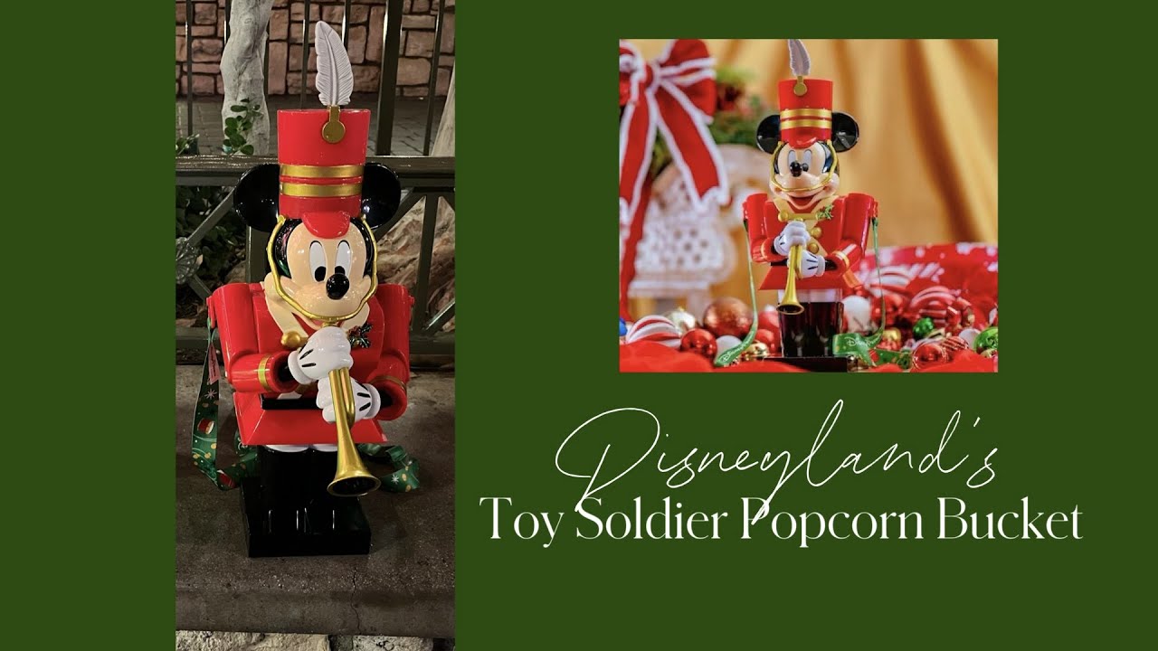 #Disneyland NEW Mickey Toy Soldier Popcorn Bucket - YouTube