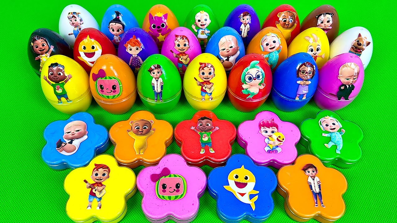 Satisfying Cocomelon Adventure Flower in the Park🌈 Colorful Pinkfong ...