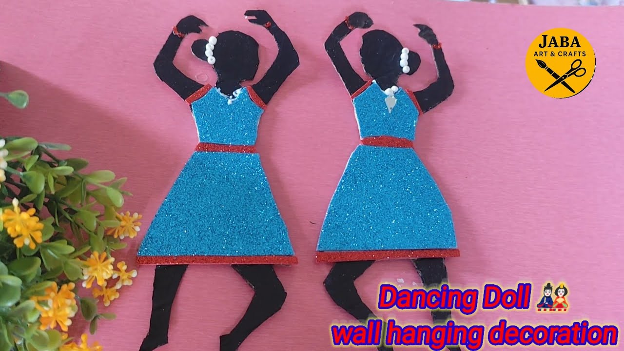 DIY Dancing Wall Hanging | Cardboard Se Unique Wall Decoration Idea ...