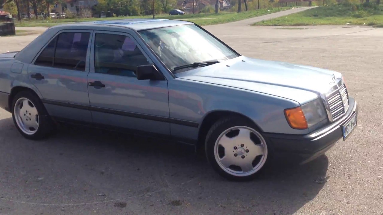 Mercedes w124 300D Drift / Sound - YouTube