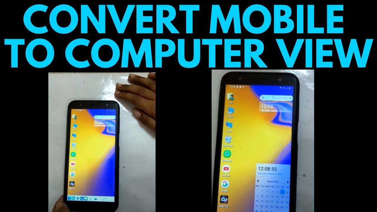 How to convert mobile to Computer | App Convert mobile to computer # ...