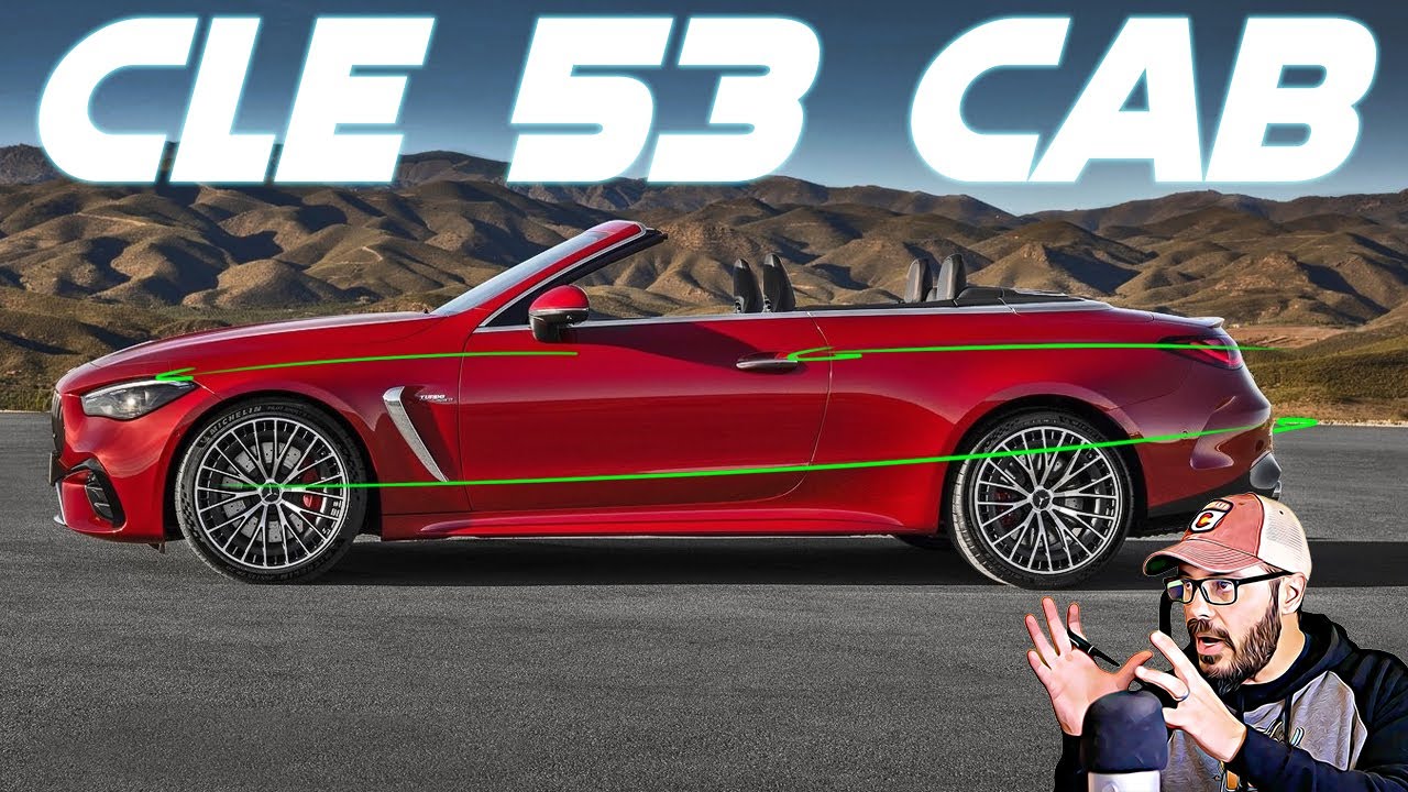 Mercedes AMG just unveiled the CLE53 Cabriolet - YouTube