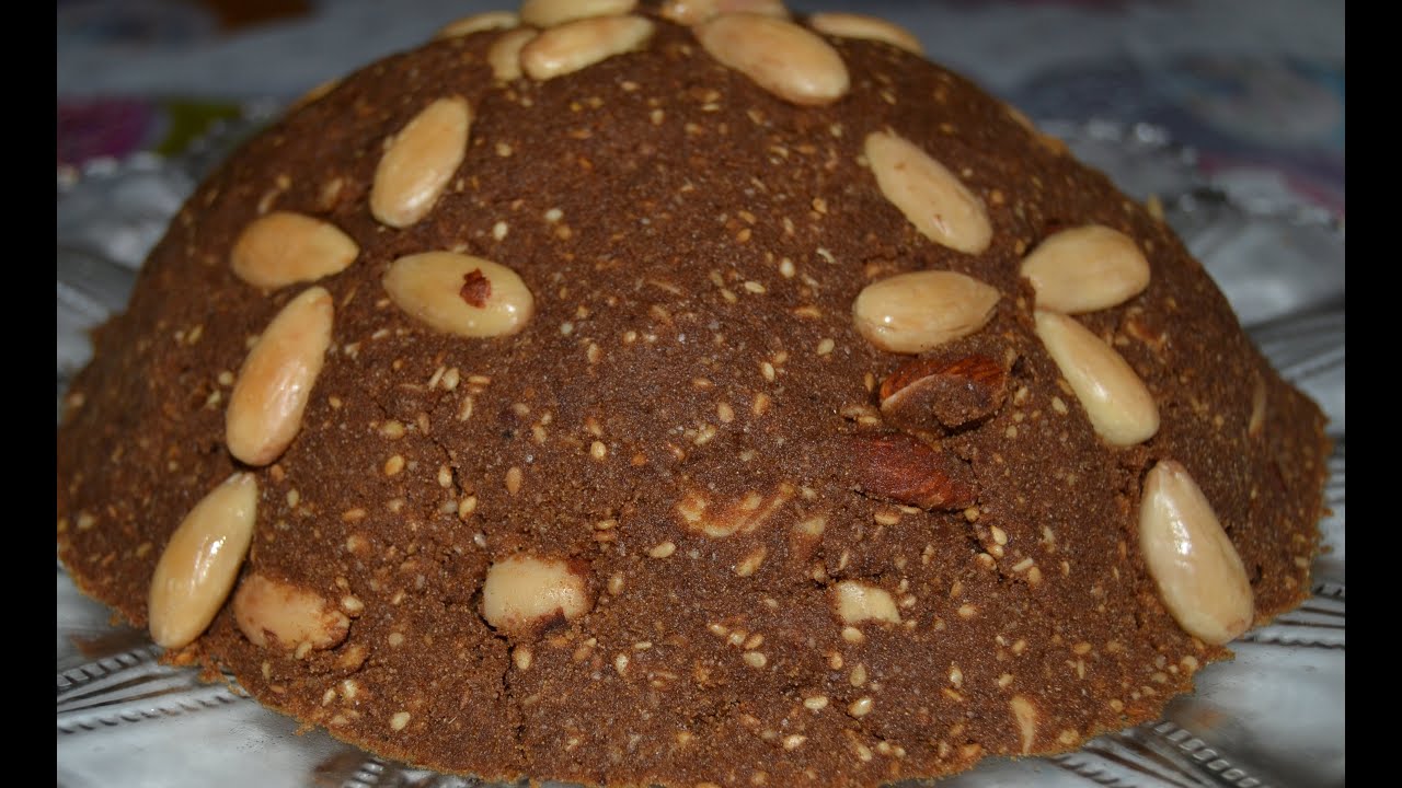 Sellou/ Sfouf marocain/ سلو او السفوف بطريقة مغربية - YouTube